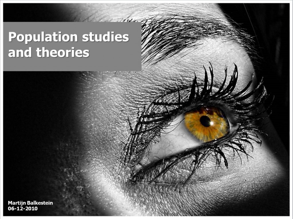 Population studies – Central Bureau of Statistics
