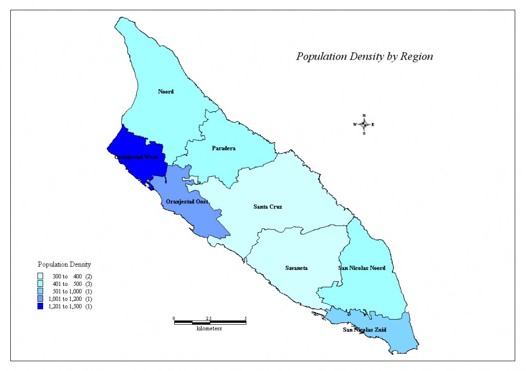 Population density by region – Central Bureau of Statistics